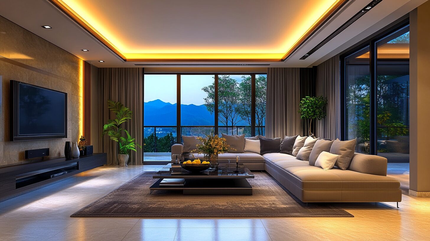 Rasveta u modernoj dnevnoj sobi: Vodič za savršen ambijent